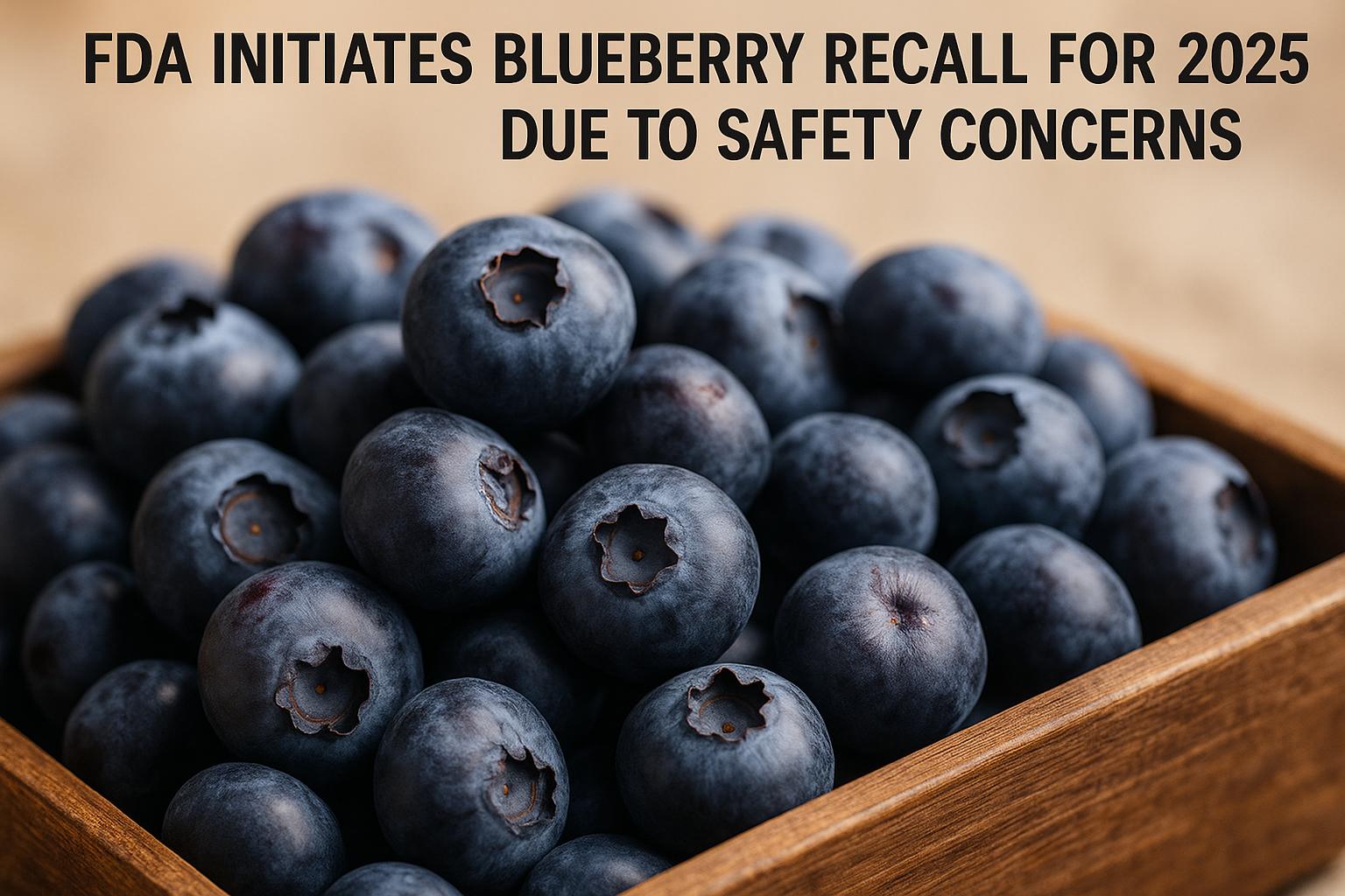 FDA Initiates Blueberry Recall for 2025 Due to Safety Concerns ...