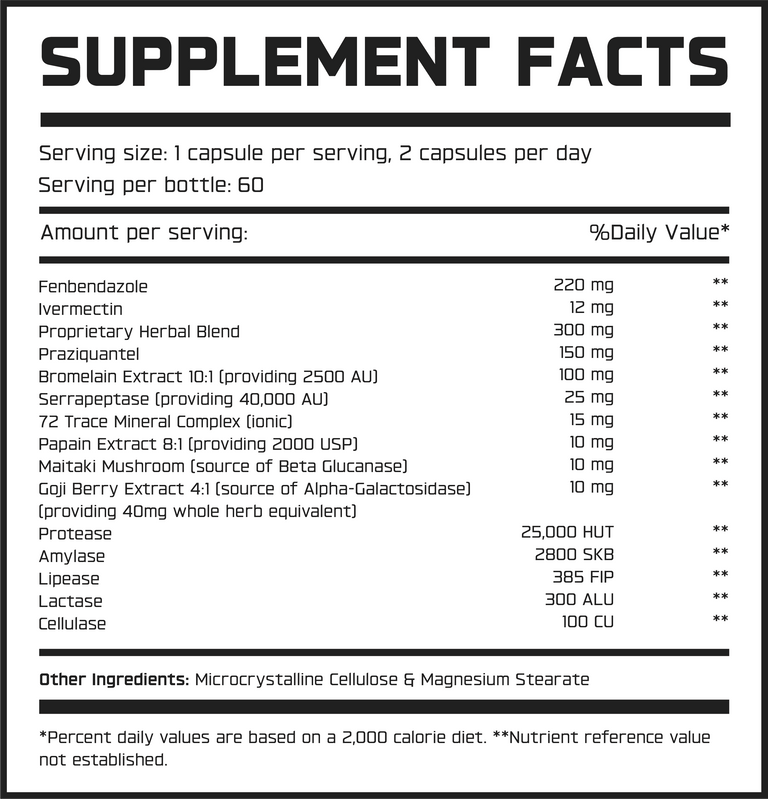 Paragon | Parasite Cleanse | Mahoney Supplements